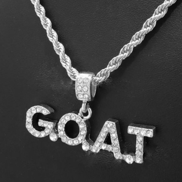 Accessories | New Hip Hop Iced Goat Medallion Silvertone W Chain | Poshmark
